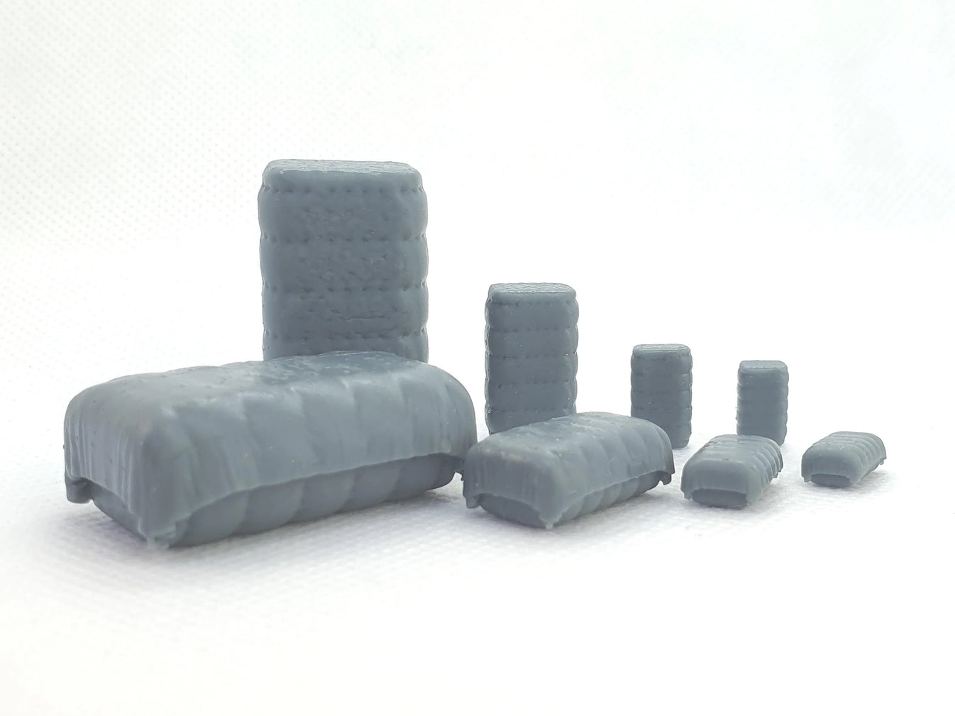 Cotton bale scale model (set of 4) - O, OO, TT and N gauge - 3D printed ...