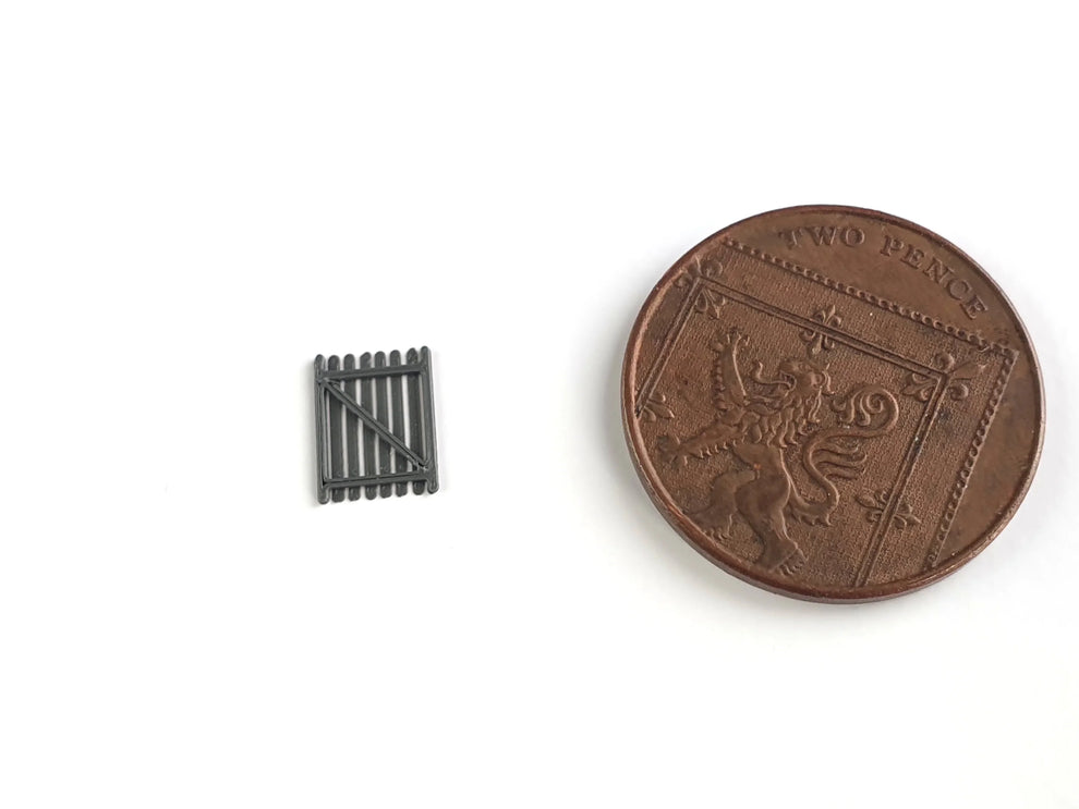 Picket gate scale model (set of 5) - O, OO, TT120, and N gauge – Three ...