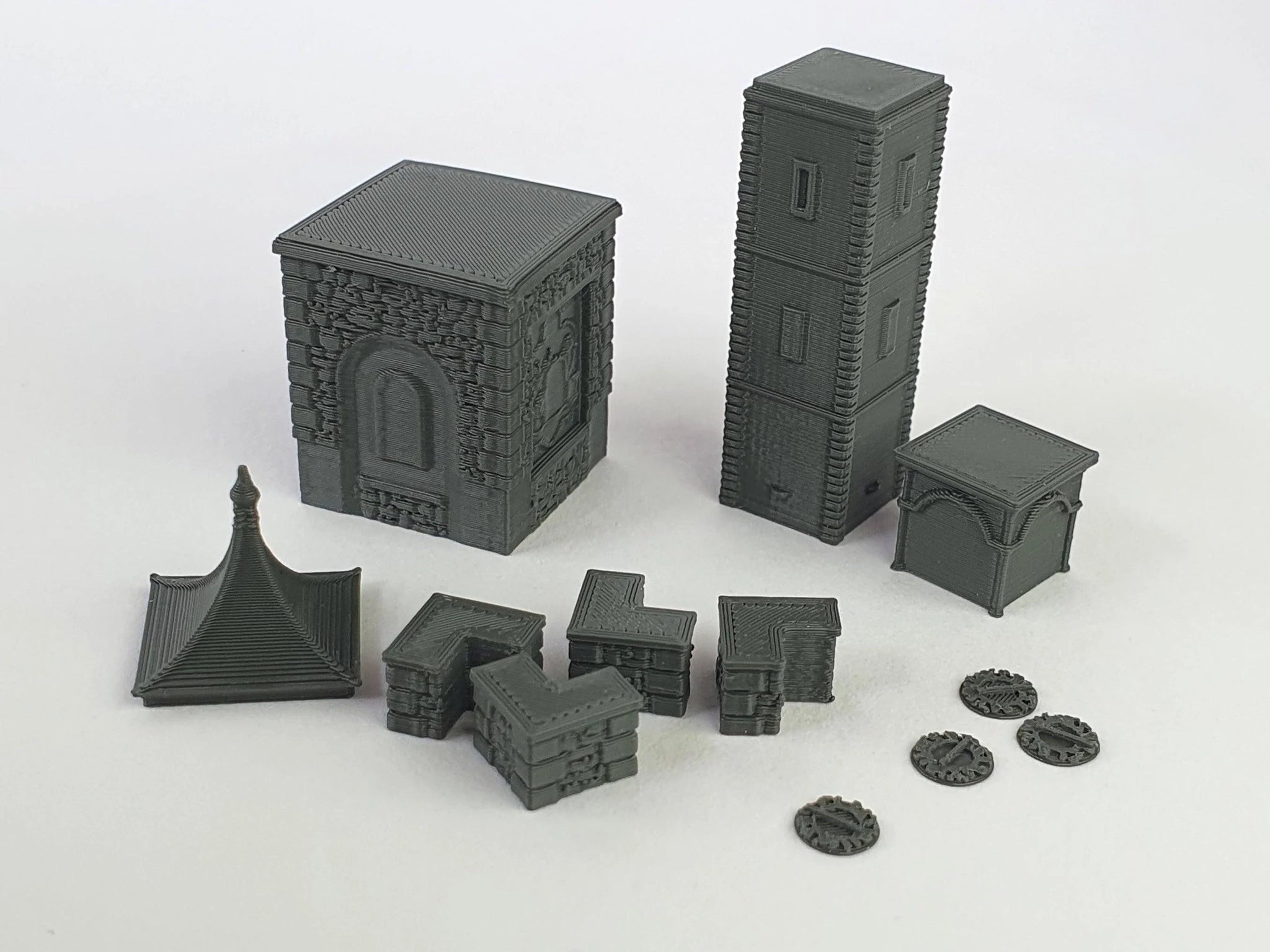 Clock tower scale model kit for model railways - O, OO, TT and N gauge ...