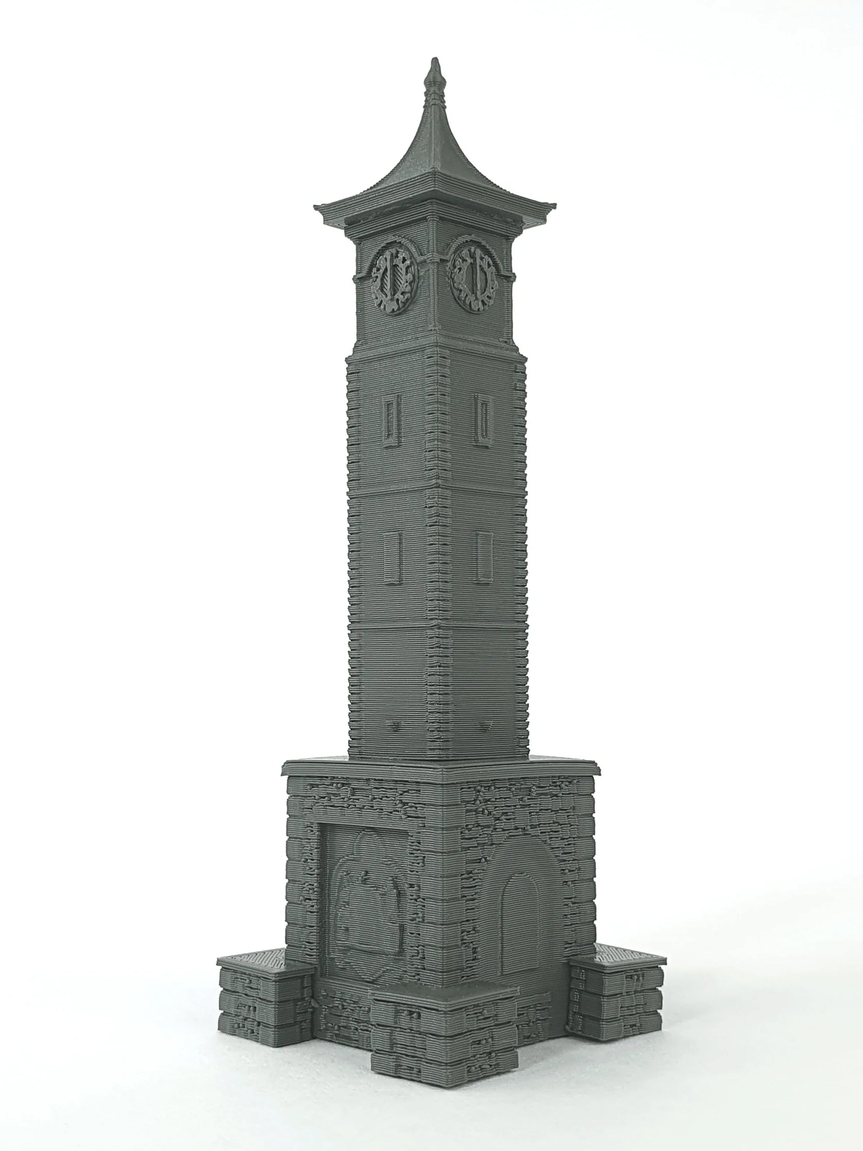 Clock tower scale model kit for model railways - O, OO, TT and N gauge ...