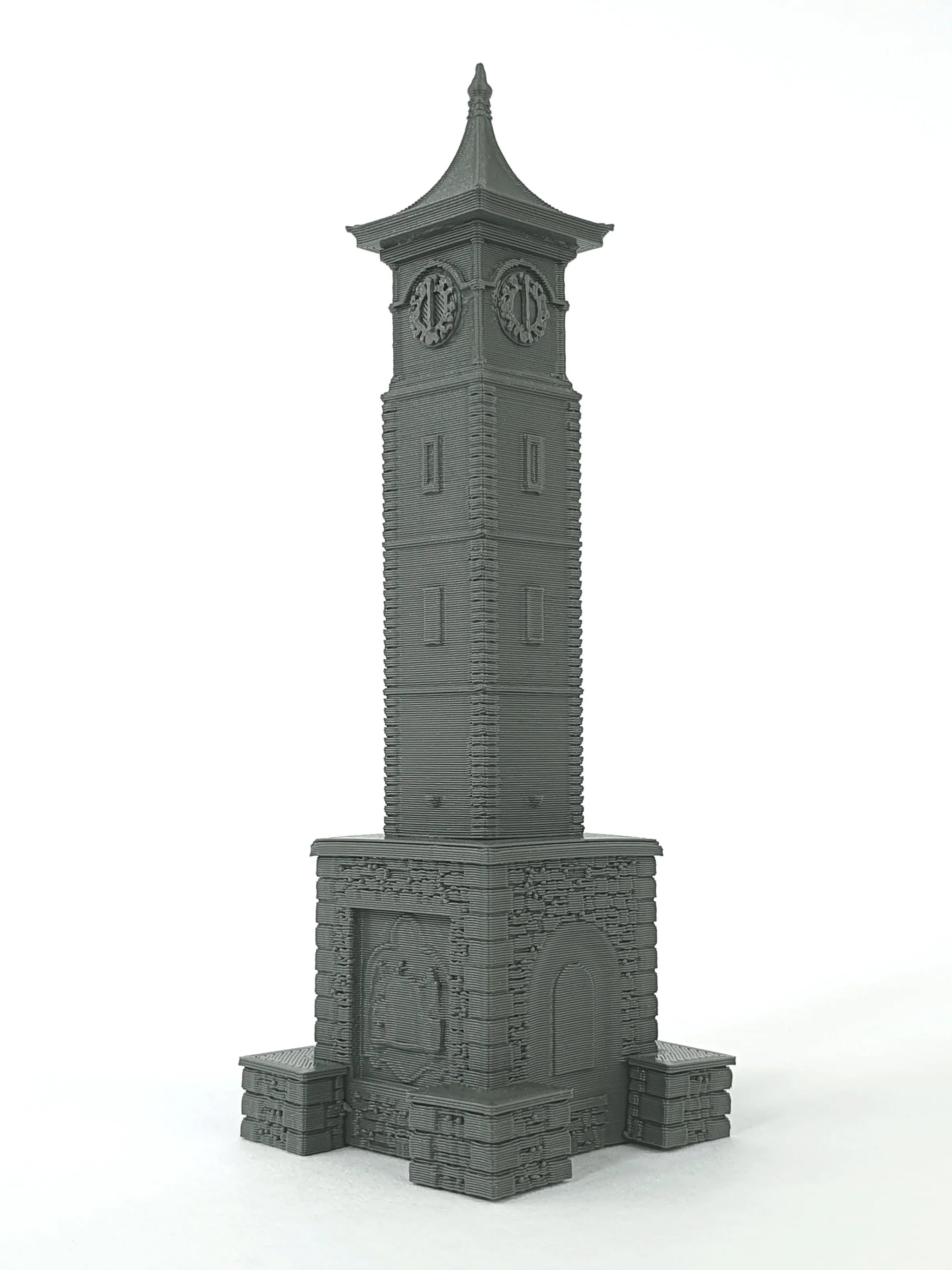Clock tower scale model kit for model railways - O, OO, TT and N gauge ...