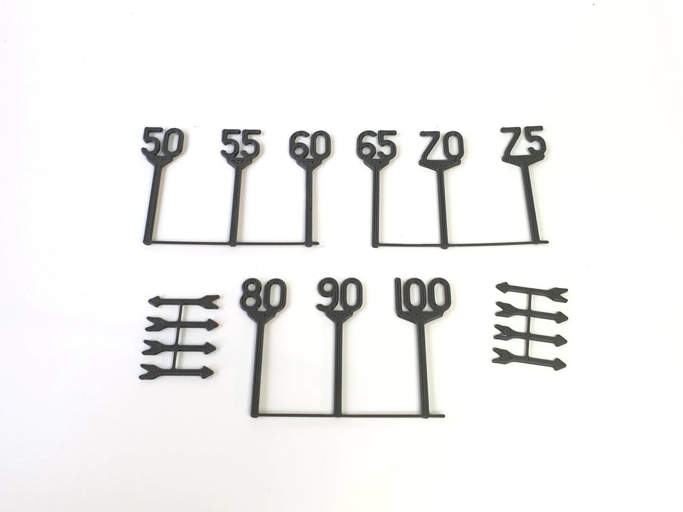 BR speed limit restriction signs scale models - O OO N gauge – Three ...