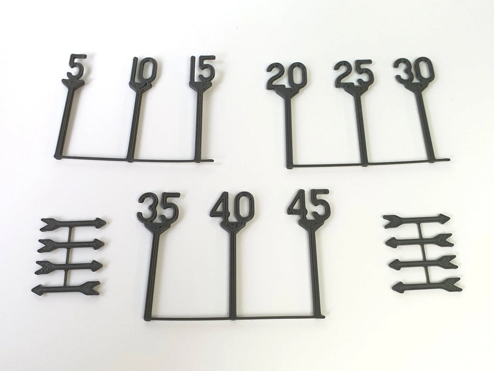 BR speed limit restriction signs scale models - O OO N gauge – Three ...