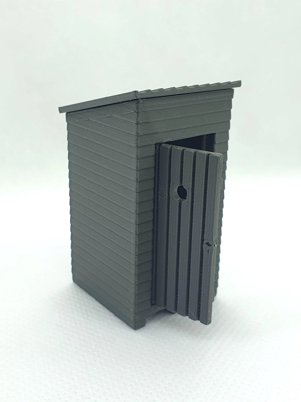 Outside privy outdoor toilet scale model kit - O, OO TT and N gauge ...