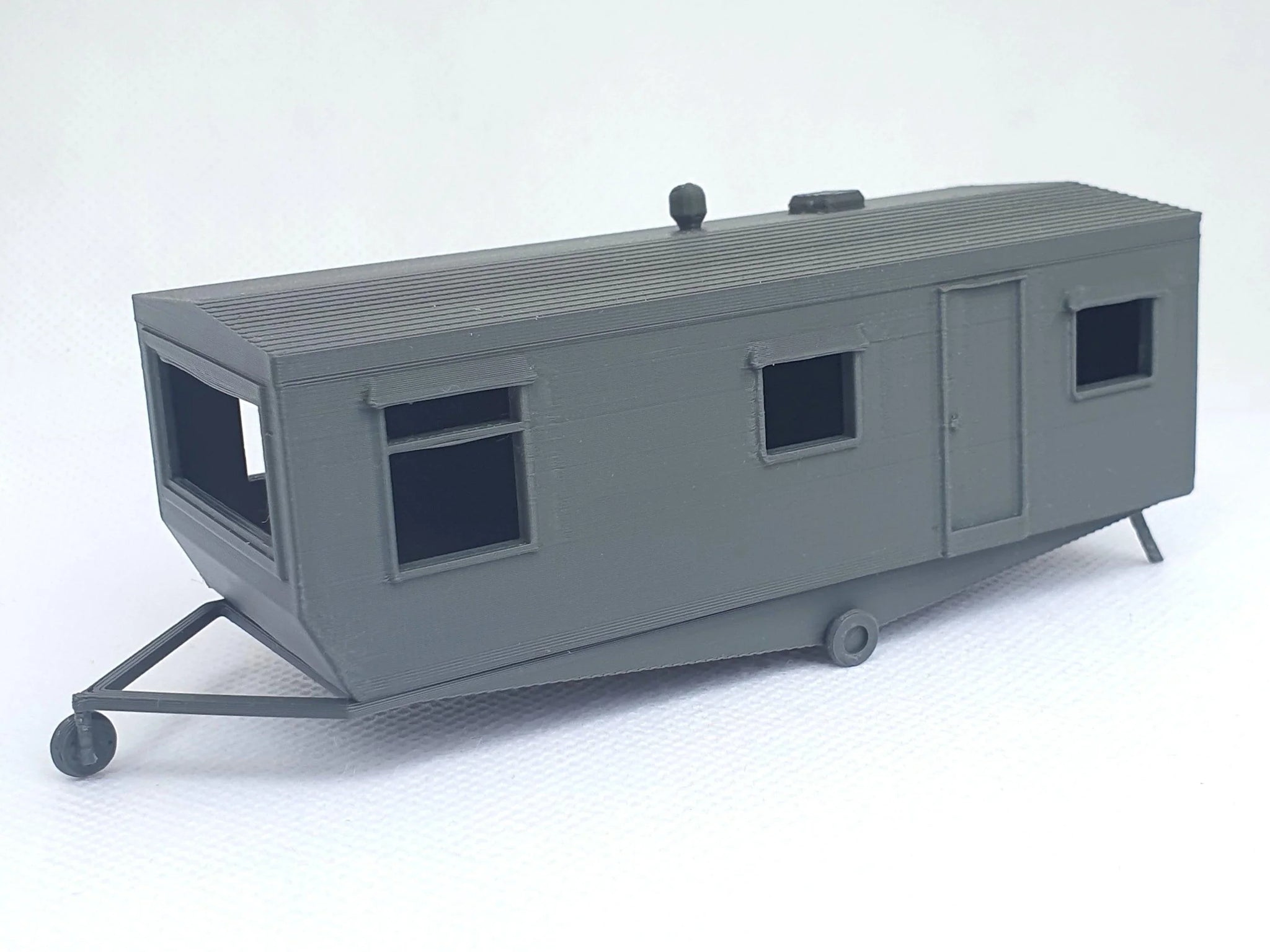 Static caravan (1970s) scale model - OO TT and N gauge - 3D printed ...