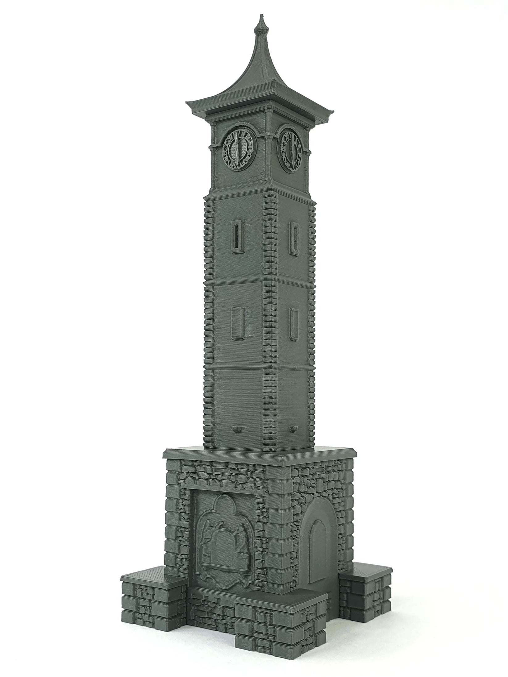 Clock tower scale model kit for model railways - O, OO, TT and N gauge ...
