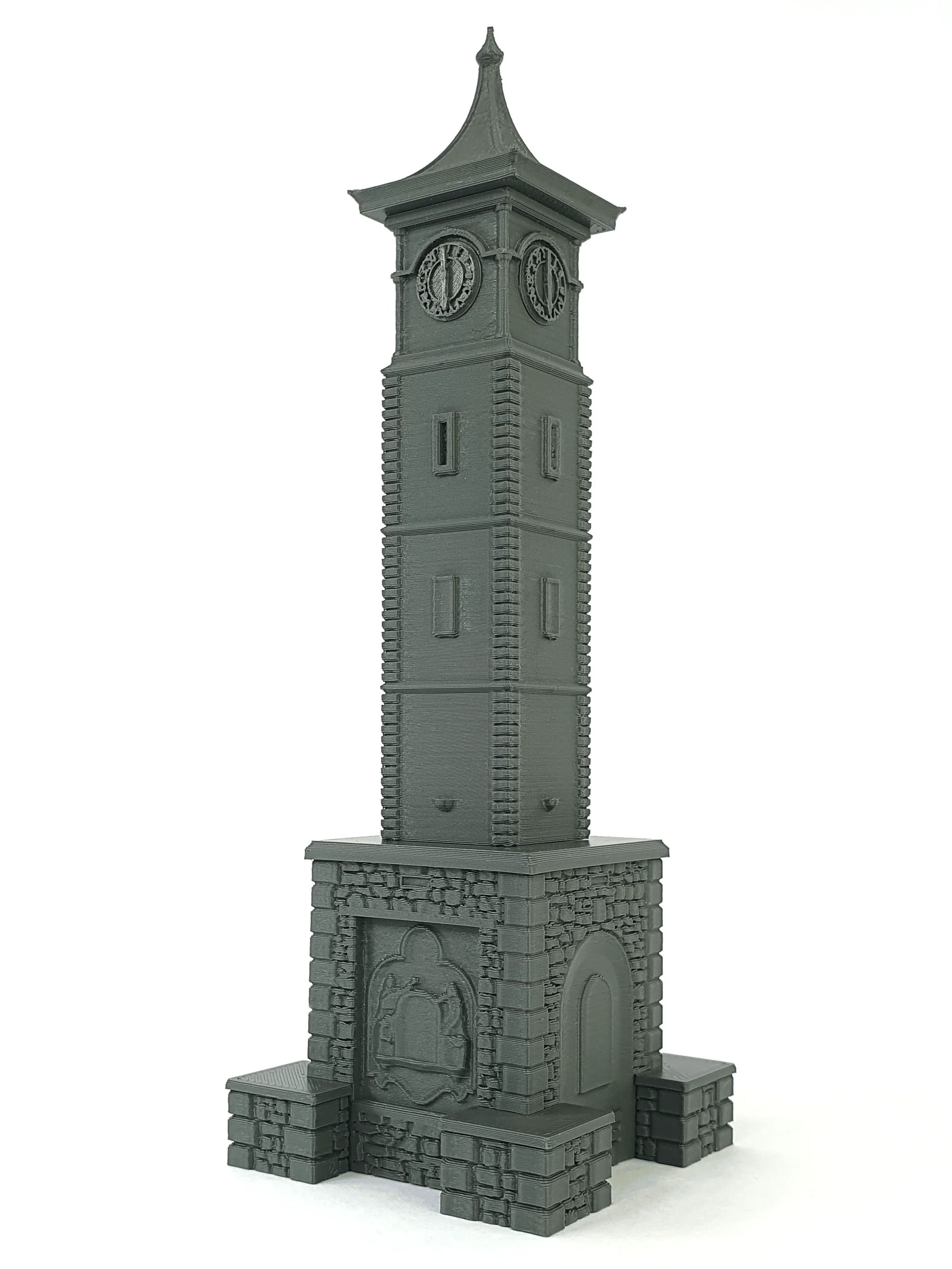 Clock tower scale model kit for model railways - O, OO, TT and N gauge ...