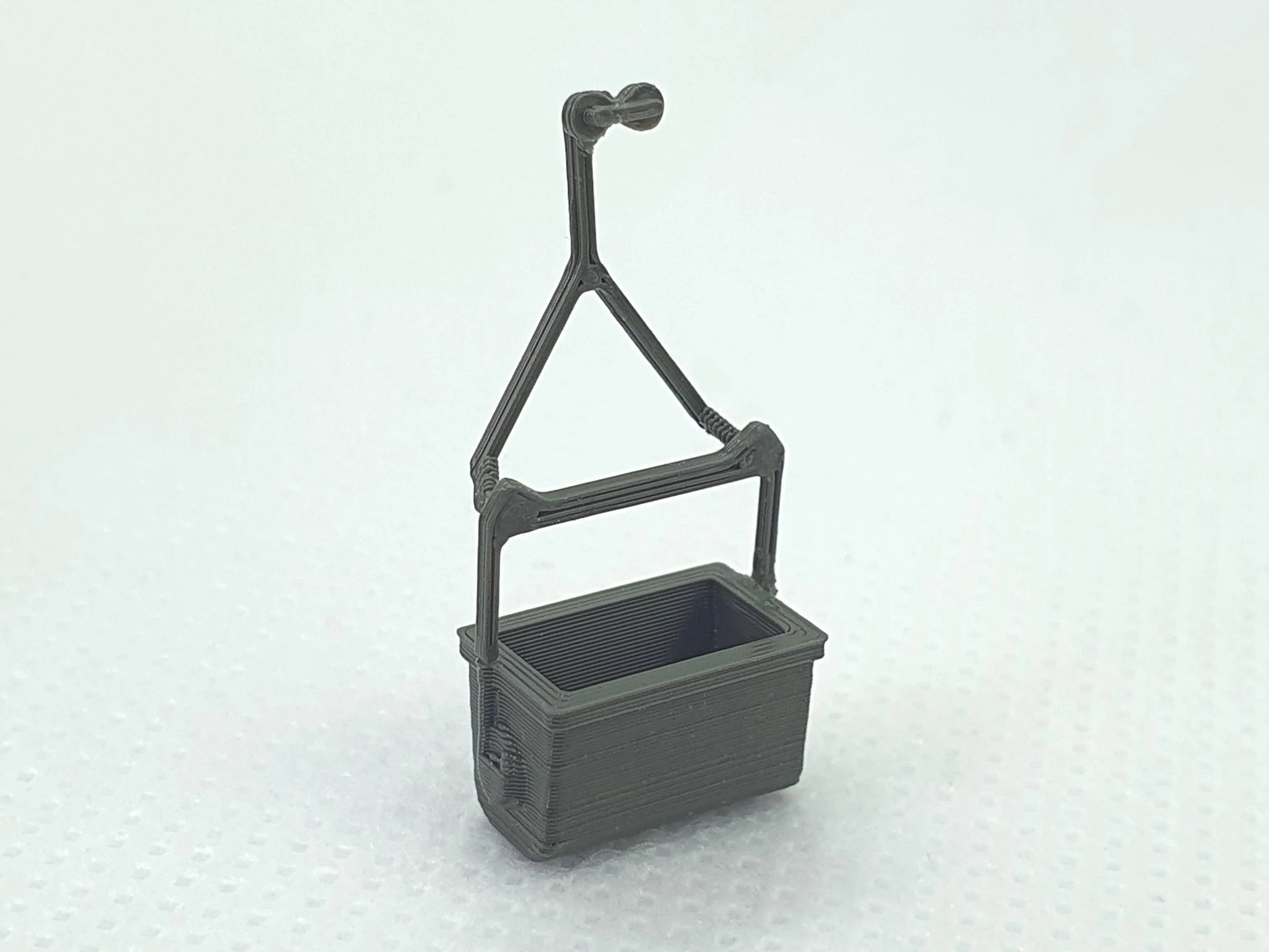 Aerial ropeway bucket scale models (set of 6) - O OO TT N gauge – Three ...