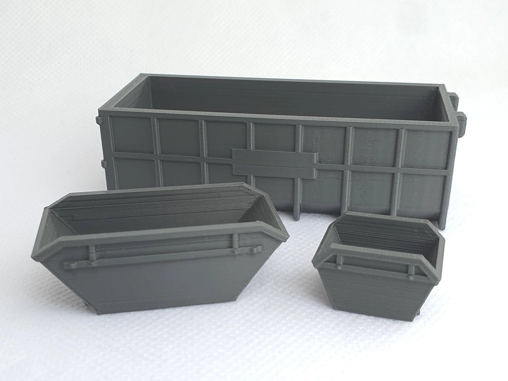 Skip scale model - 3 different sizes available - O, OO, TT and N gauge ...