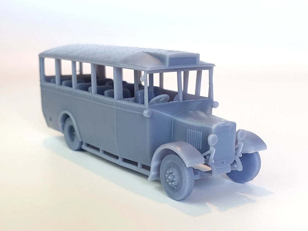 Thornycroft 20-seat bus scale model - multiple scales available – Three ...