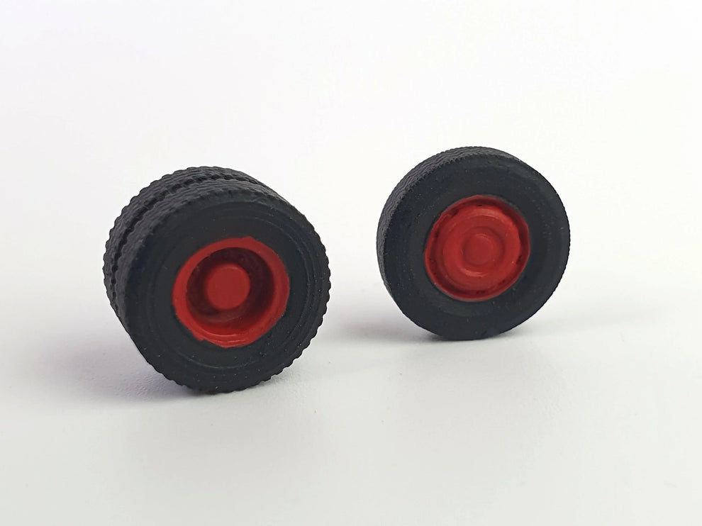 Leyland 1970s bus wheel set - 13mm 19.7mm and 22.7mm 3D printed resin ...