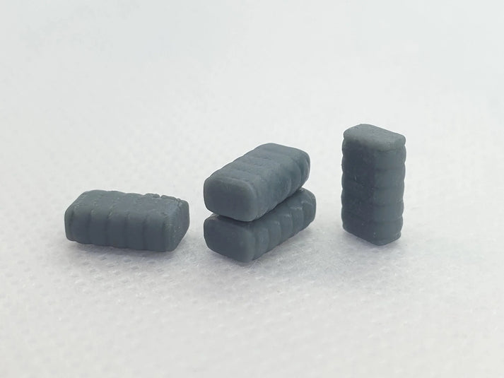Cotton bale scale model (set of 4) - O, OO, TT and N gauge - 3D printed ...