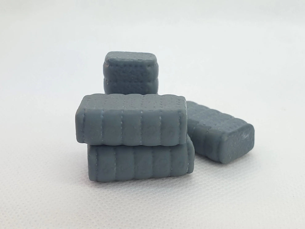 Cotton bale scale model (set of 4) - O, OO, TT and N gauge - 3D printed ...